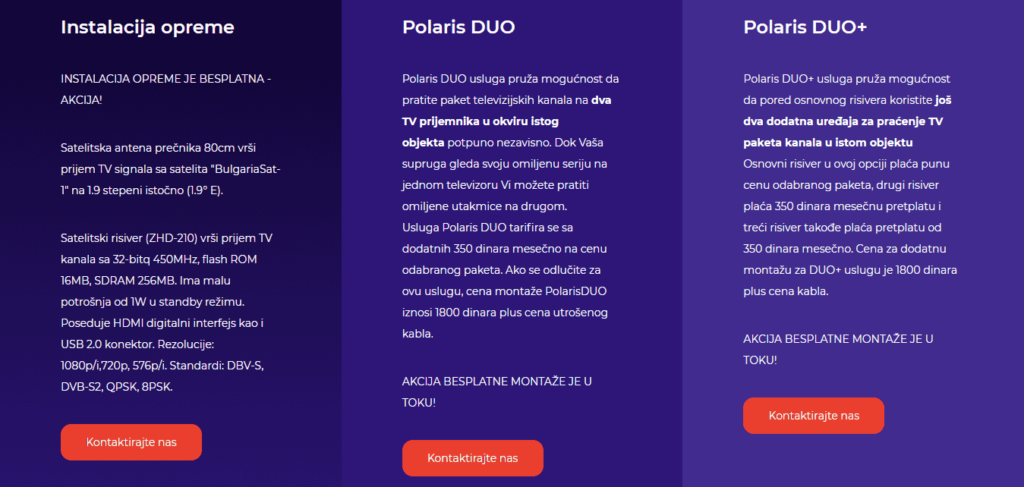 SATELITSKA TELEVIZIJA - globalnet.rs